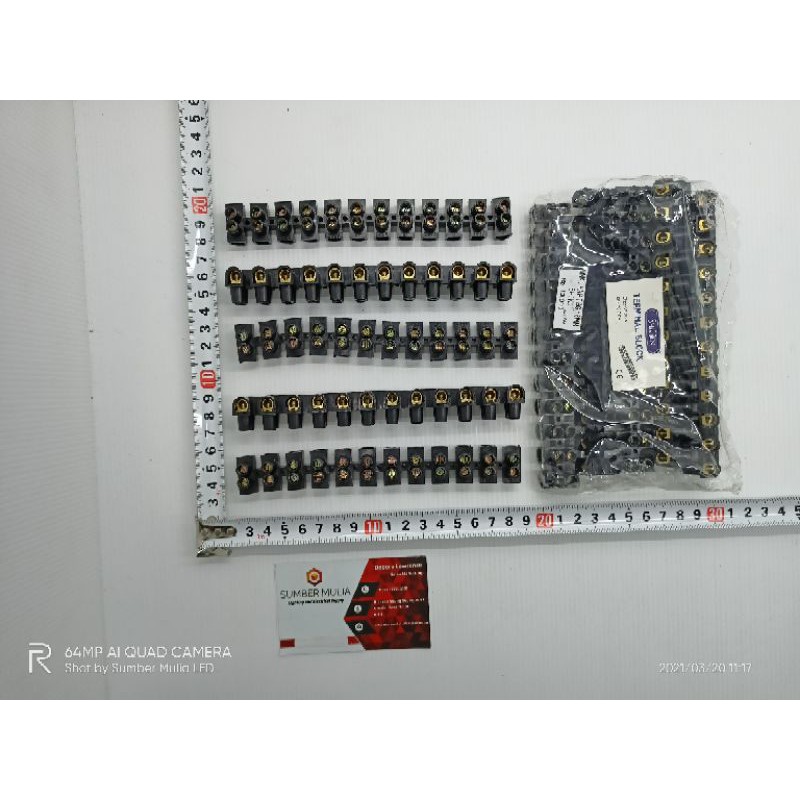 Jual Terminal Block Blok Krustin 16mm 30A 30 Ampere Hitam Sambungan ...