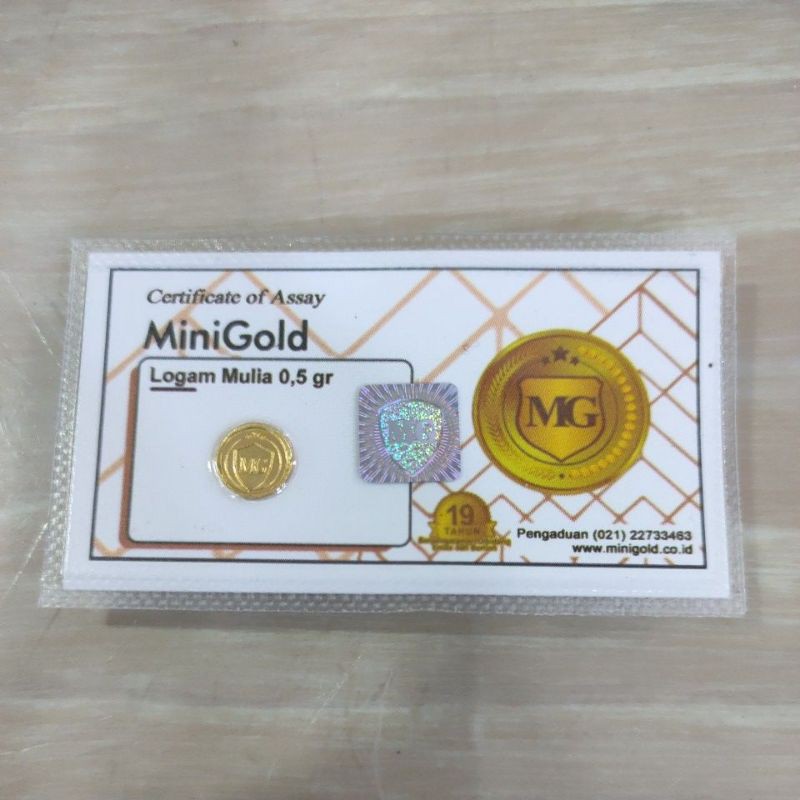 Jual logam mulia mini gold 0.5gr | Shopee Indonesia