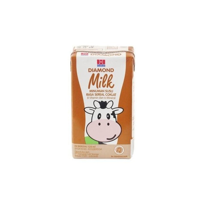 Jual DIAMOND MILK UHT COKLAT CEREAL 125ML | Shopee Indonesia