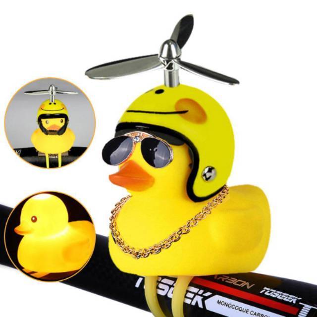 Jual Mainan Bebek Kuning Helm Baling Bel Sepeda Aneka Karakter Pajangan ...
