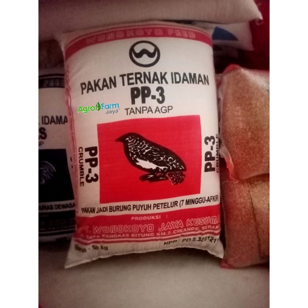 Jual Pakan Puyuh Petelur PP3 Wonokoyo Repack 1 Kg | Shopee Indonesia