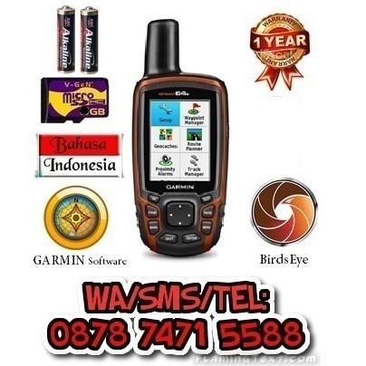 Jual Dijual GPS GARMIN GPSMAP 64s 8GB Memory Peta Indonesia Murah ...