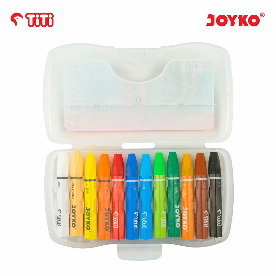Jual JOYKO CRAYON OIL PASTEL / KRAYON MINYAK JOYKO 12 WARNA OP-12S ...