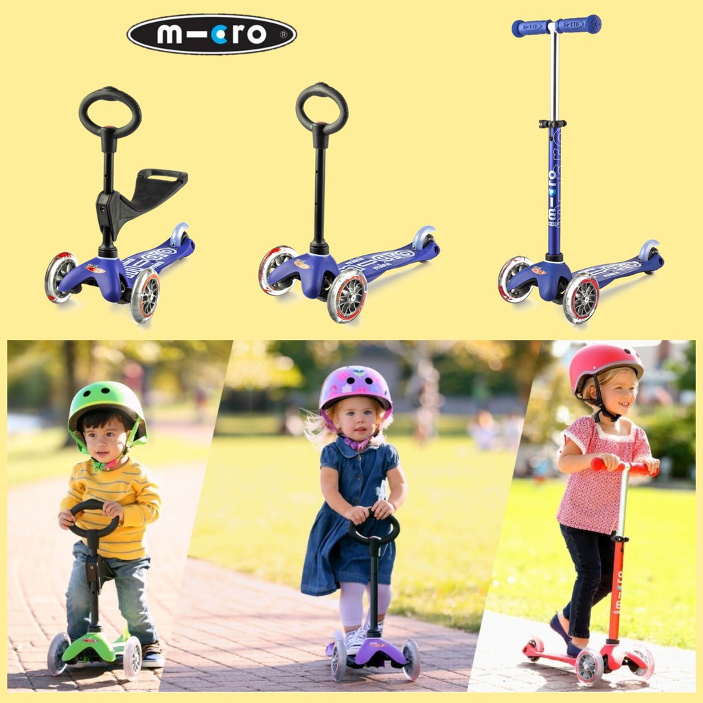 Jual MICRO SCOOTER Micro Mini 3 in 1 Deluxe BLUE / Micro Mini 3 in 1 Deluxe Red / MICRO TRIKE ...