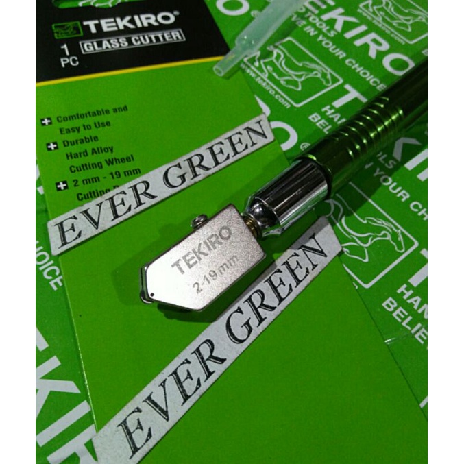 Jual Pisau Kaca TEKIRO - Alat Potong Kaca - Mata Pisau Baja Widia untuk ...