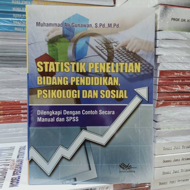 Jual Buku Original: Statistik Penelitian Bidang Psikologi dan Sosial Dilengkapi dengan Contoh ...