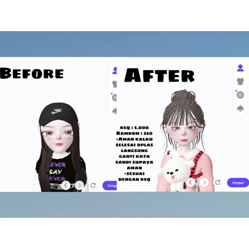 Jual Oplas Zepeto Murah Baca Depkripsi | Shopee Indonesia