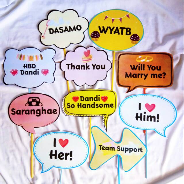 Jual Properti Photobooth Custom Tulisan dan Warna | Shopee Indonesia