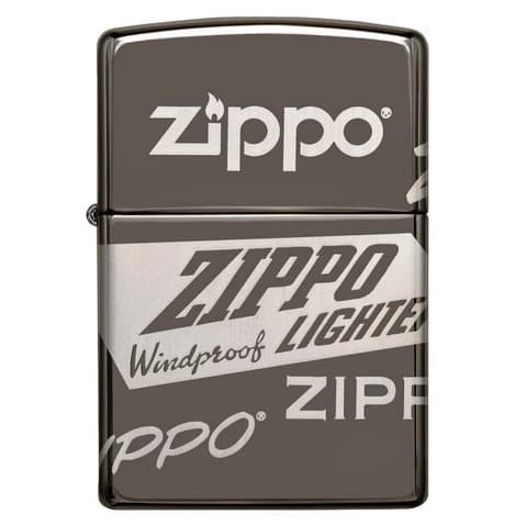 Jual Zippo Logo Design Black Ice | Shopee Indonesia