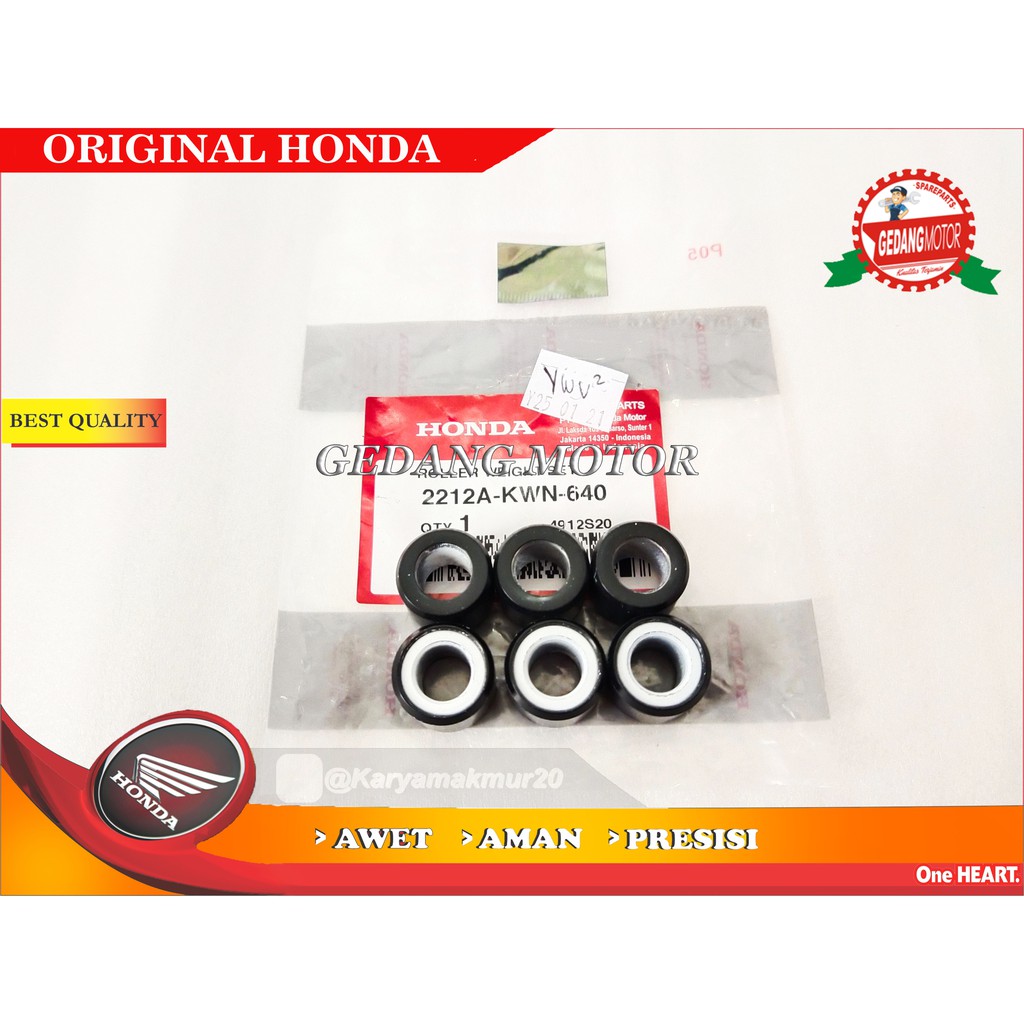 Jual ROLLER VARIO 125 ESP VARIO 150 ESP LED PCX NEW 18 GRAM ORI AHM ...