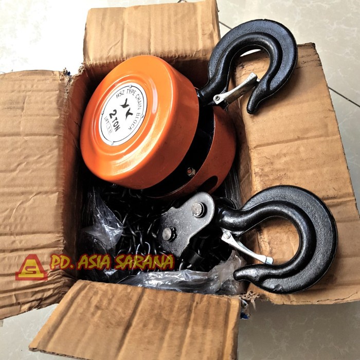 Jual KATROL- CHAIN BLOCK 2TX 5METER / KATROL TAKEL KEREKAN 2 TON X 5 ...