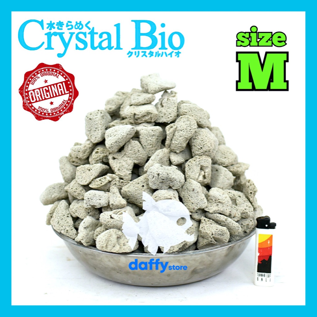 Jual Crystal Bio 1KG size M Media Filter Biologis | Shopee Indonesia