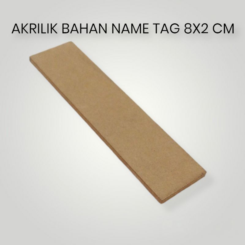 Jual akrilik bahan name tag | Shopee Indonesia