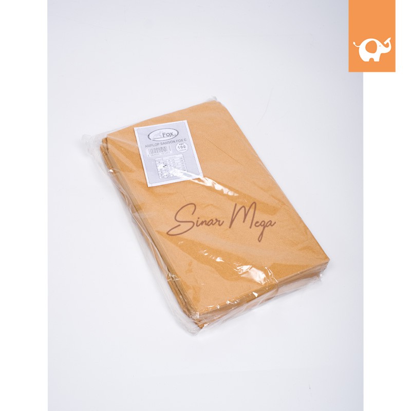 Jual Fox Amplop Samson Coklat Fox C 1/2 Folio (Pak) Isi 100 buah Murah ...