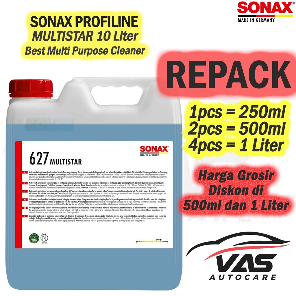 Jual Sonax Profiline SX Multistar Multi Star All Purpose Cleaner APC REPACK 250 ml 500 ml 1000 ...