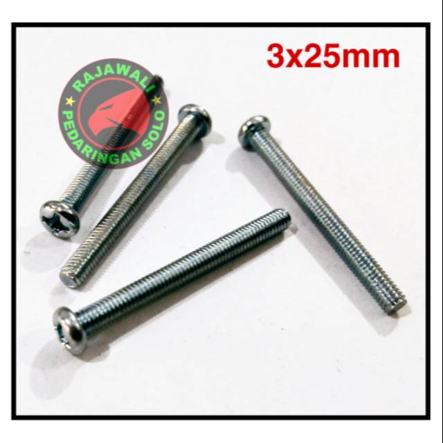 Jual BAUT M3 3x25mm | Shopee Indonesia