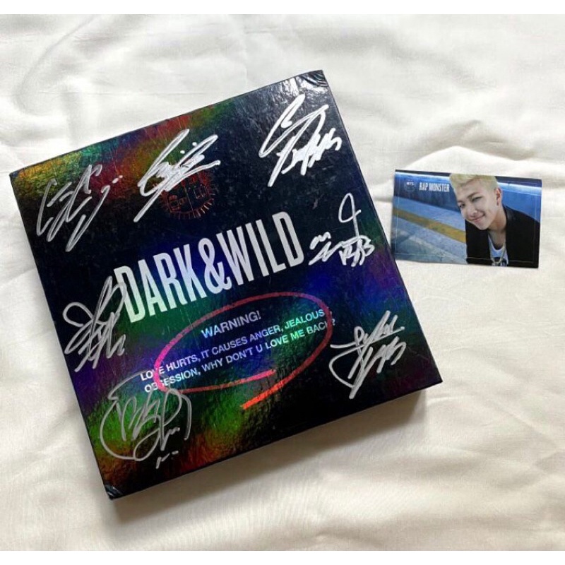 Jual SIGNED ALBUM BTS DARK & WILD ( DNW ) | Shopee Indonesia