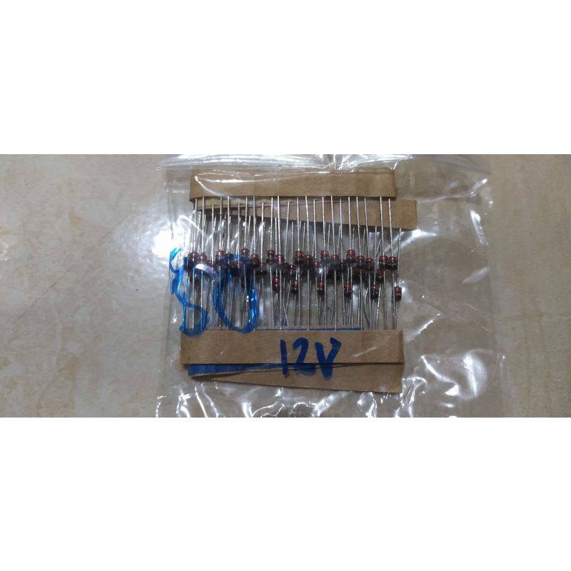 Jual Dioda zener 12V 1/2watt 50pcs | Shopee Indonesia