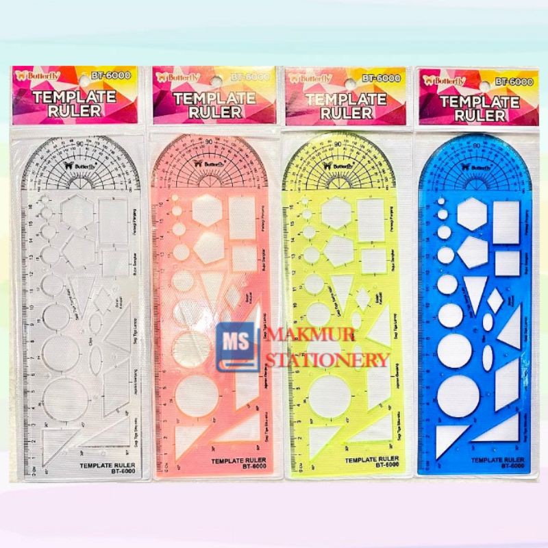 Jual Penggaris Super Hero No9103 Set 4 In 1/NARIKO segitiga set ...