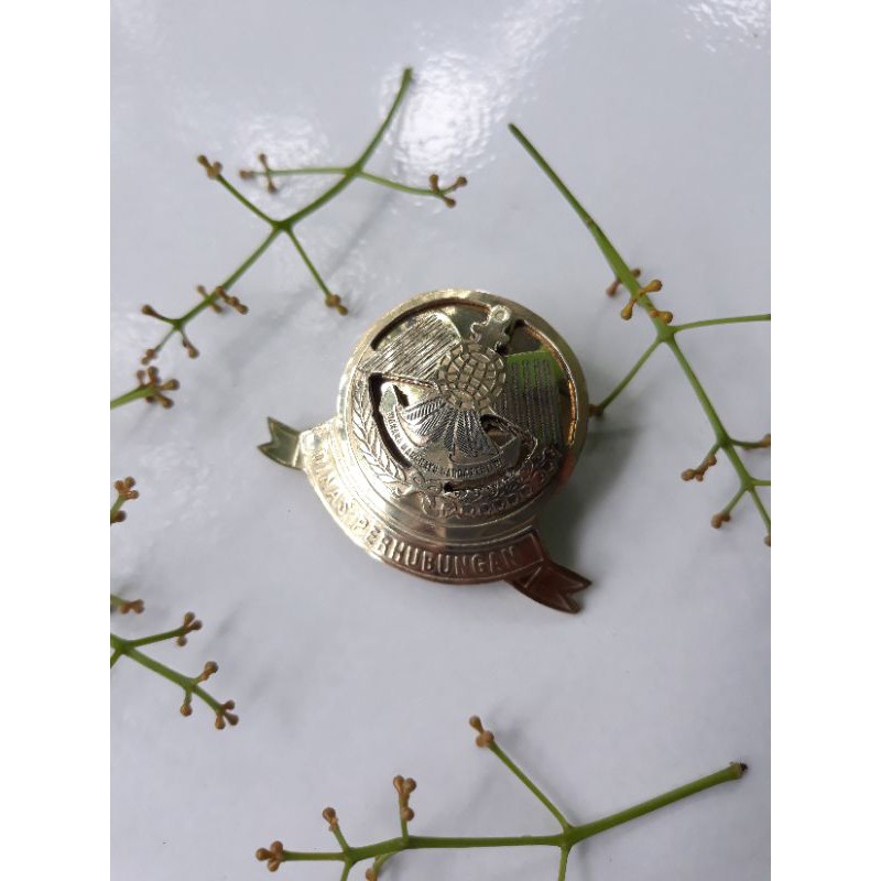 Jual PIN EMBLEM DISHUB LOGAM BRASSO | Shopee Indonesia