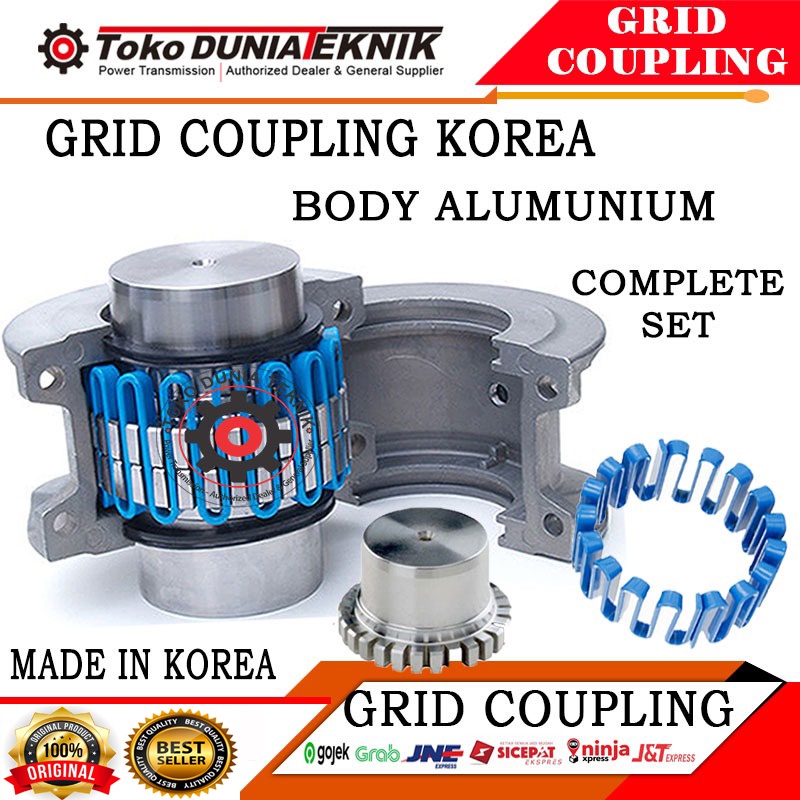 Jual GRID COUPLING SH-40 MAX.BORE 44mm STEELFLEX COMPLETE SET - KOREA ...
