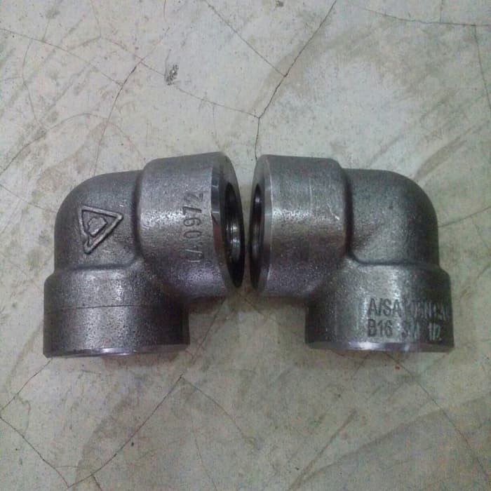Jual Elbow 90 deg 1-1/2" class 3000 A105 drat NPT Knee Carbon Steel ...