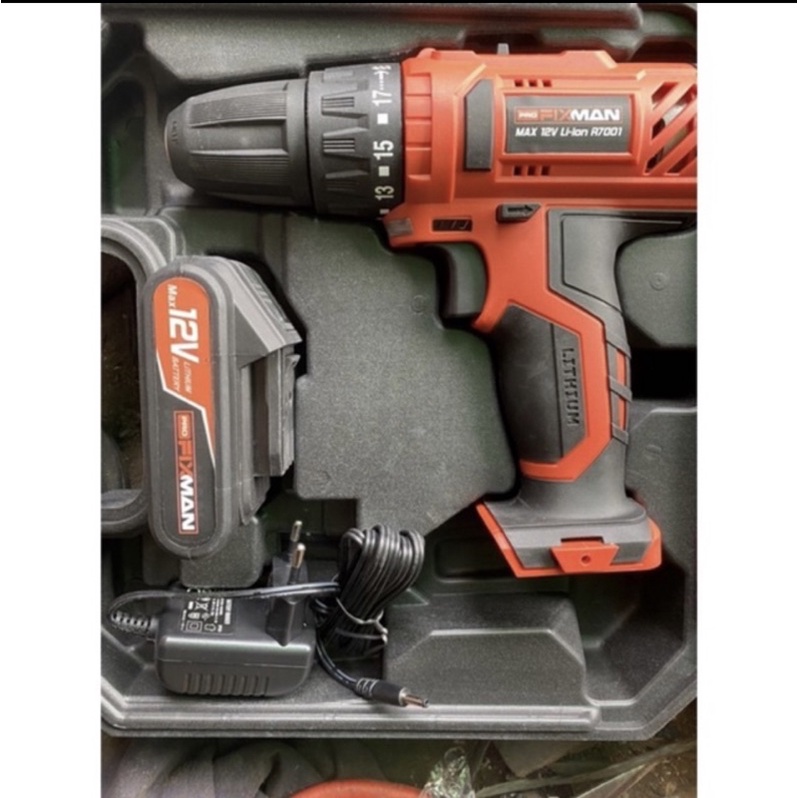 Jual bor charger atau bor cas fixman r7001 12 volt | Shopee Indonesia