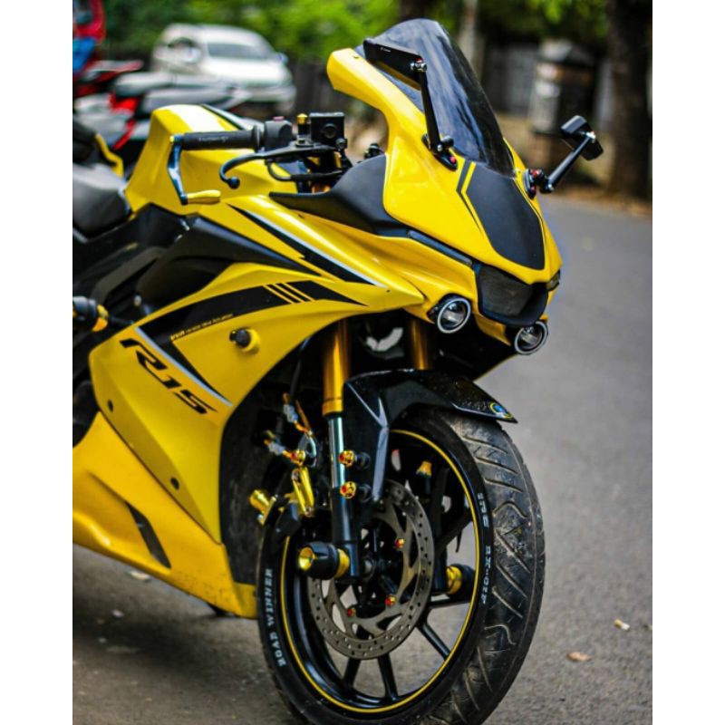 Jual Kedok R15V3 Model R1 HEADCOVER KEDOK YAMAHA R15 V3 MODEL R1 ...