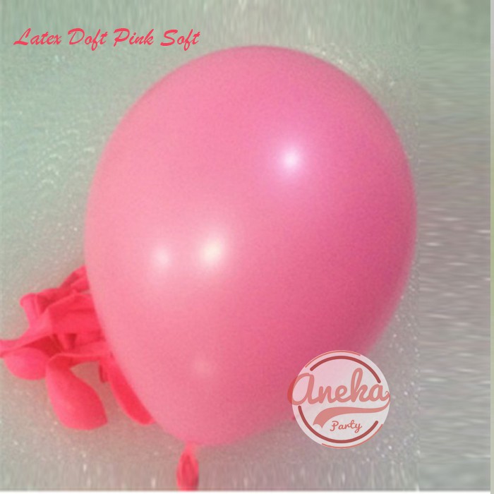 Jual Balon latex Doff Pink / Balon Doff / Balon Warna Pink / Balon ...