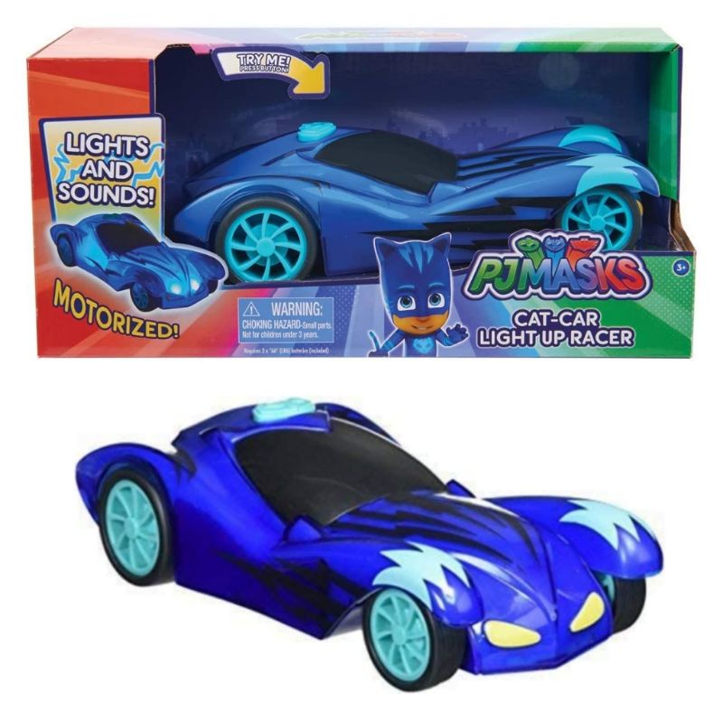 Jual PJ Masks Cat Car Gekko Mobile Light Up Racer Motorized - Mobil ...