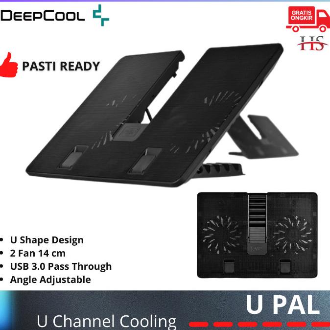 Jual Deepcool U Pal Notebook Cooler With 2 Fan 14Cm | Shopee Indonesia