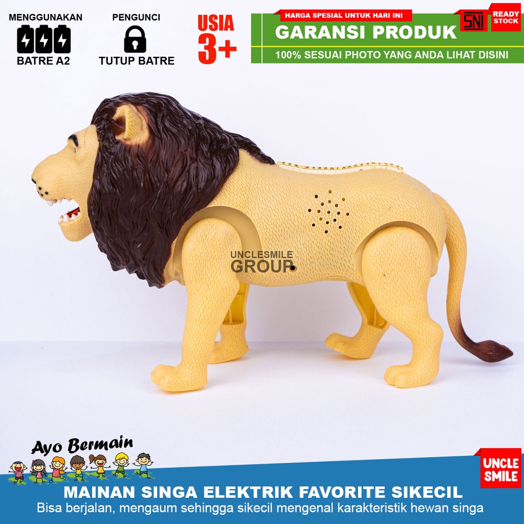 Jual Mainan Singa Lion Anak Laki Bisa Mengaum Berjalan dan Bercahaya ...