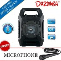 Jual Speaker Aktif Portable Bluetooth Karaoke and Radio Dazumba DW186 extra Bass | Shopee Indonesia