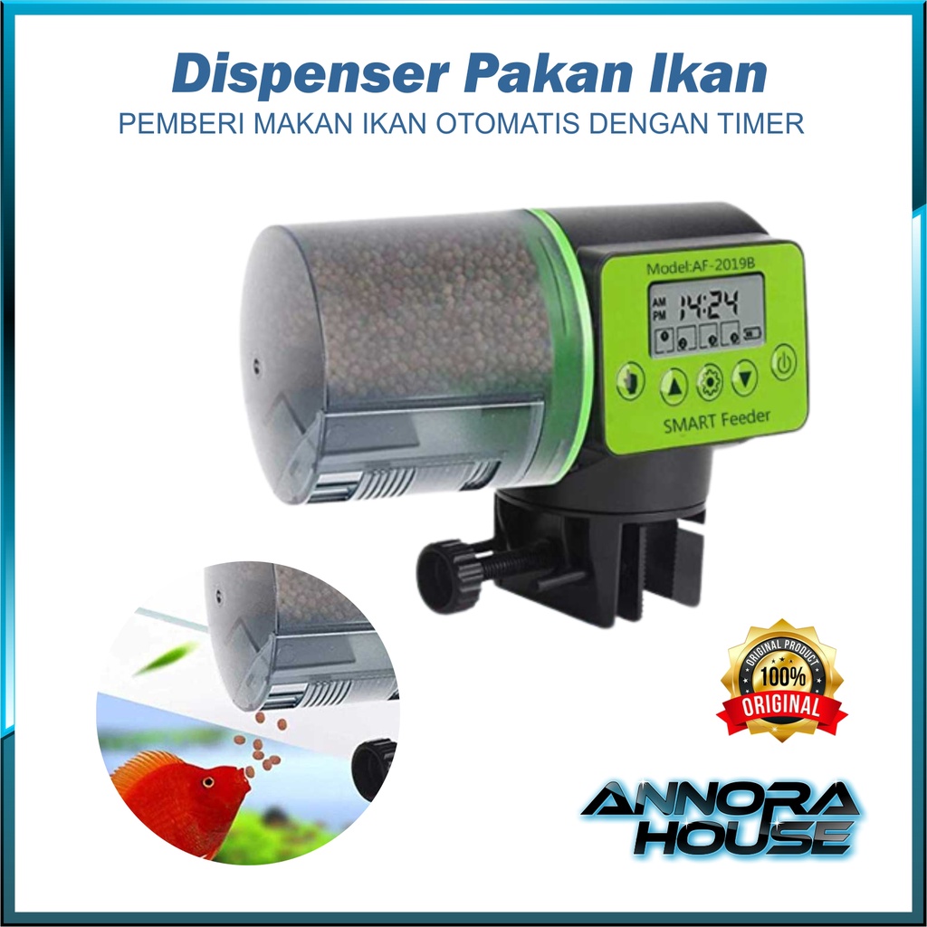 Jual Alat Pemberi Makan Ikan Otomatis Akuarium Pakan Ikan Automatic ...