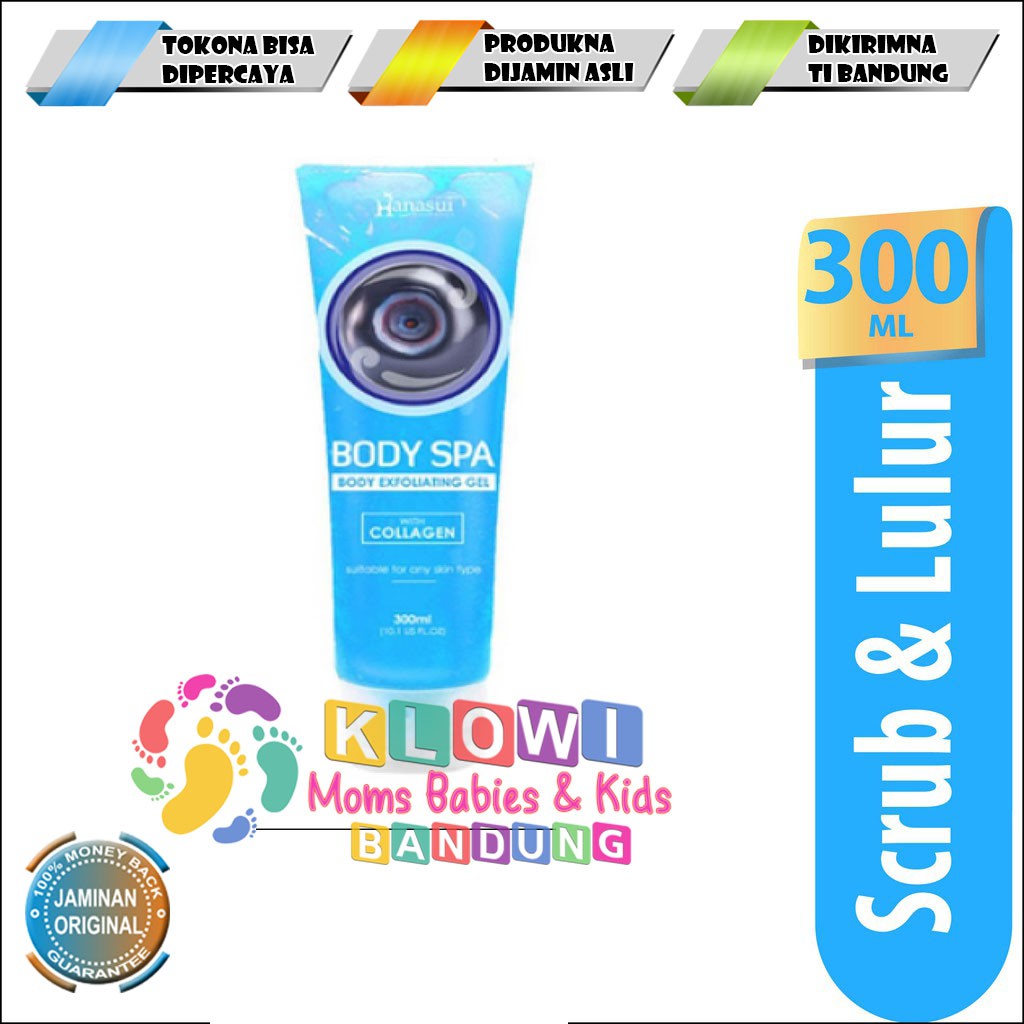 Jual Hanasui Body Spa Blueberry With Collagen 300 ML (Penghilang Daki ...