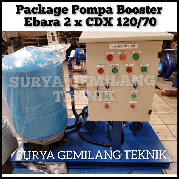Jual Pompa Booster Ebara 2X CDX 120-07 380V Package Booster Pump Ebara | Shopee Indonesia