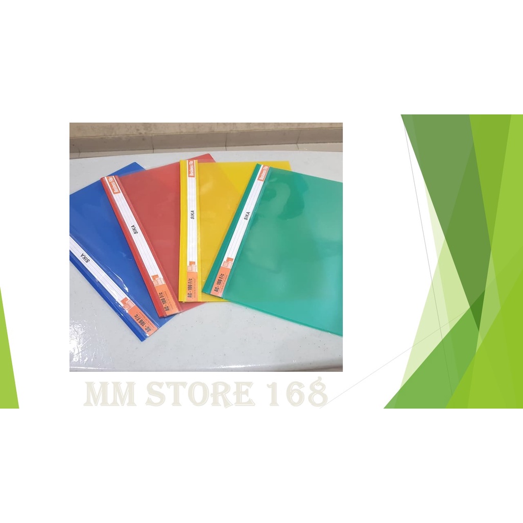 Jual Business File Map Acco Plastik Ukuran Folio F4 Merk Sika