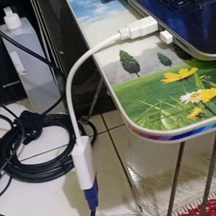 Jual codeG1s6R--KABEL ADAPTER HDMI KE VGA FEMALE LAPTOP TV MONITOR ...