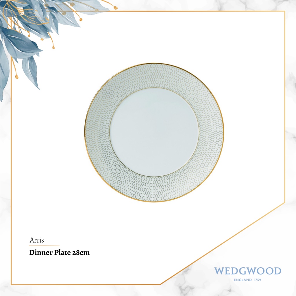 Jual Wedgwood Piring Arris - Dinner Plate 28 Cm | Shopee Indonesia