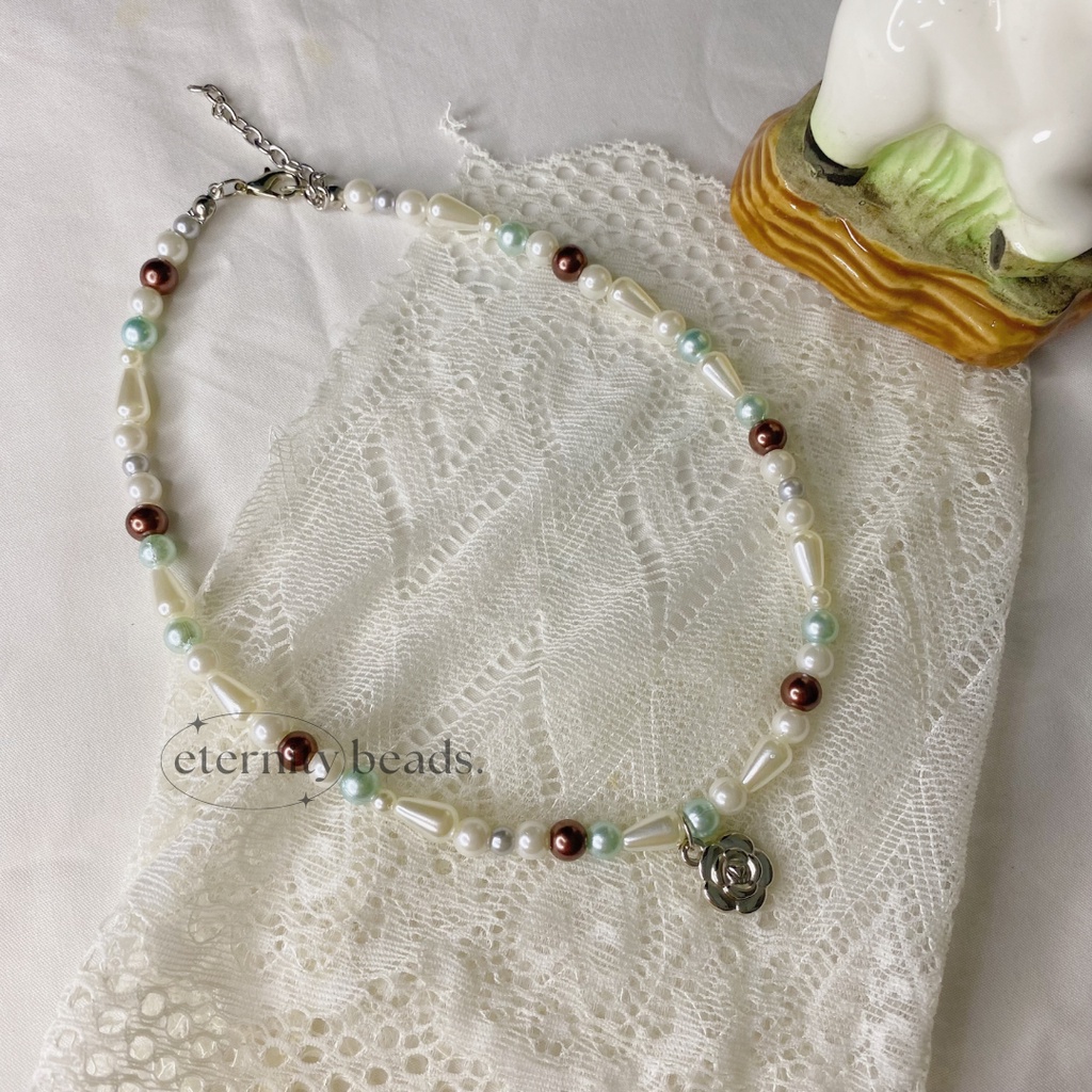 Jual REVERIE Beaded Neckace | Kalung Manik Beads | Aesthetic | Y2K ...