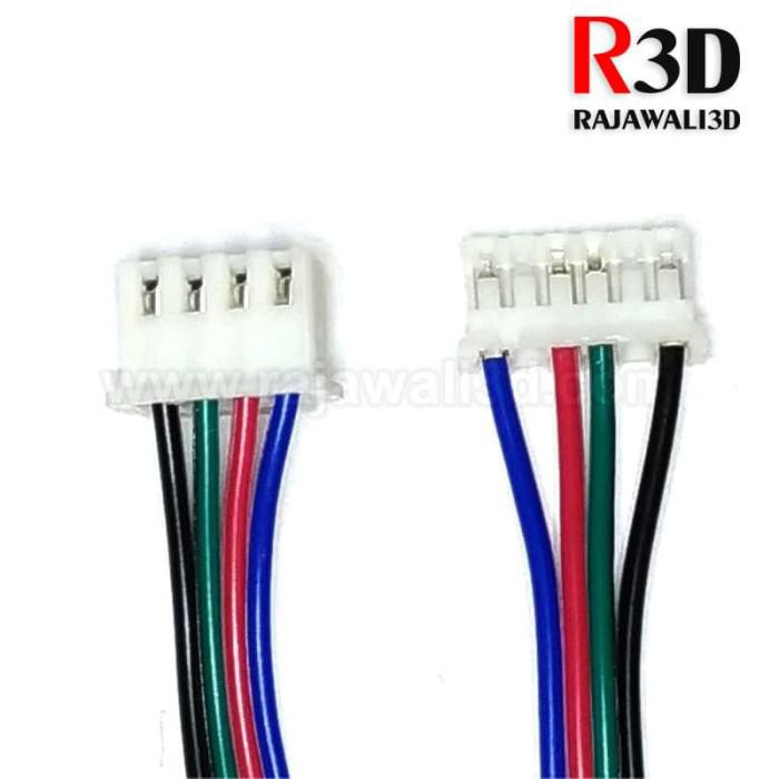 Jual Stepper Motor Cable 1000mm XH2.54 4 pin ke 6 pin 100cm motor ...