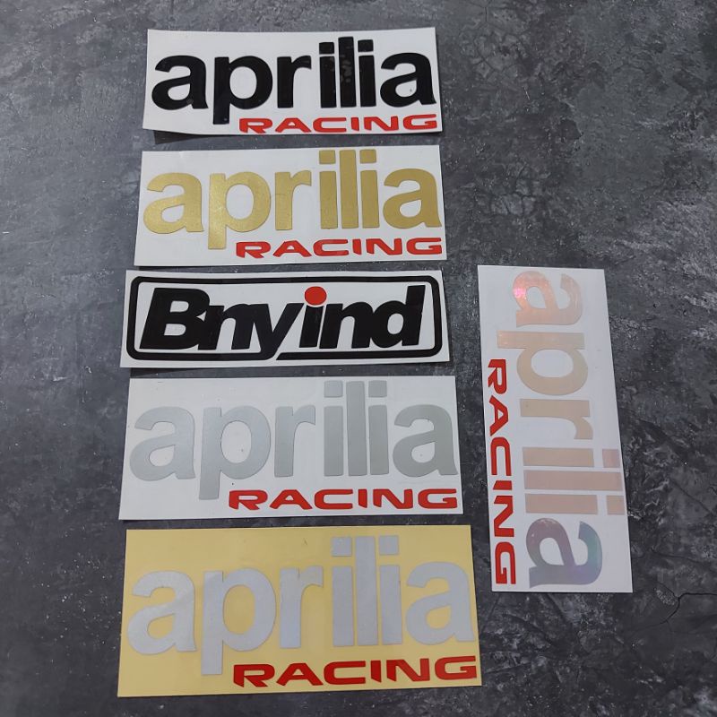 Jual STICKER APRILIA STICKER HELM MOTOR CUTTING | Shopee Indonesia