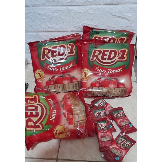 Jual Saos tomat red1 sachet 9gr | Shopee Indonesia