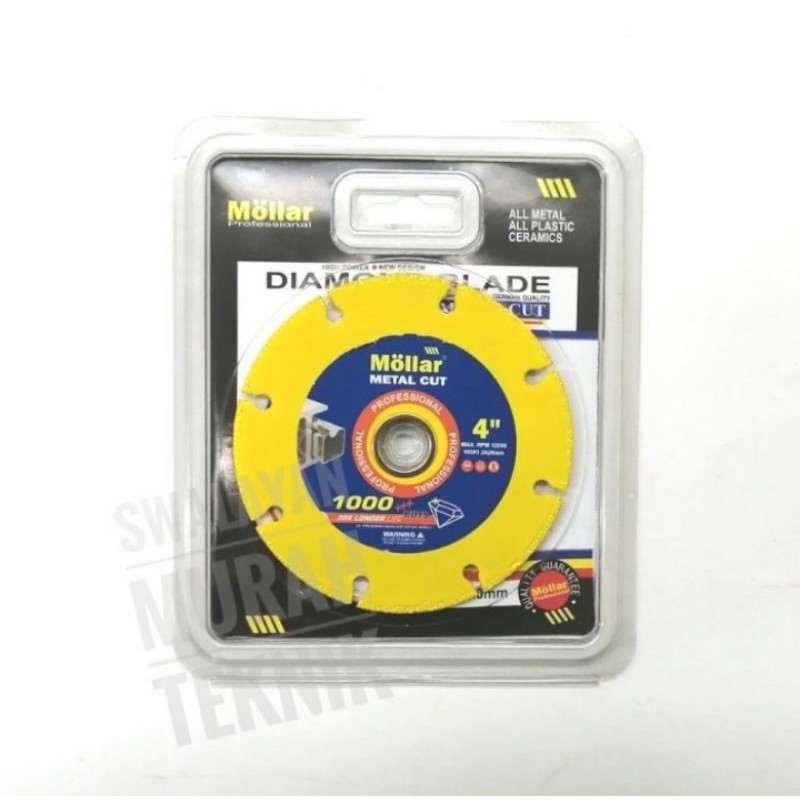 Jual Diamond Wheel Metal Cut Mollar Yellow Potong Besi Granite Keramik ...