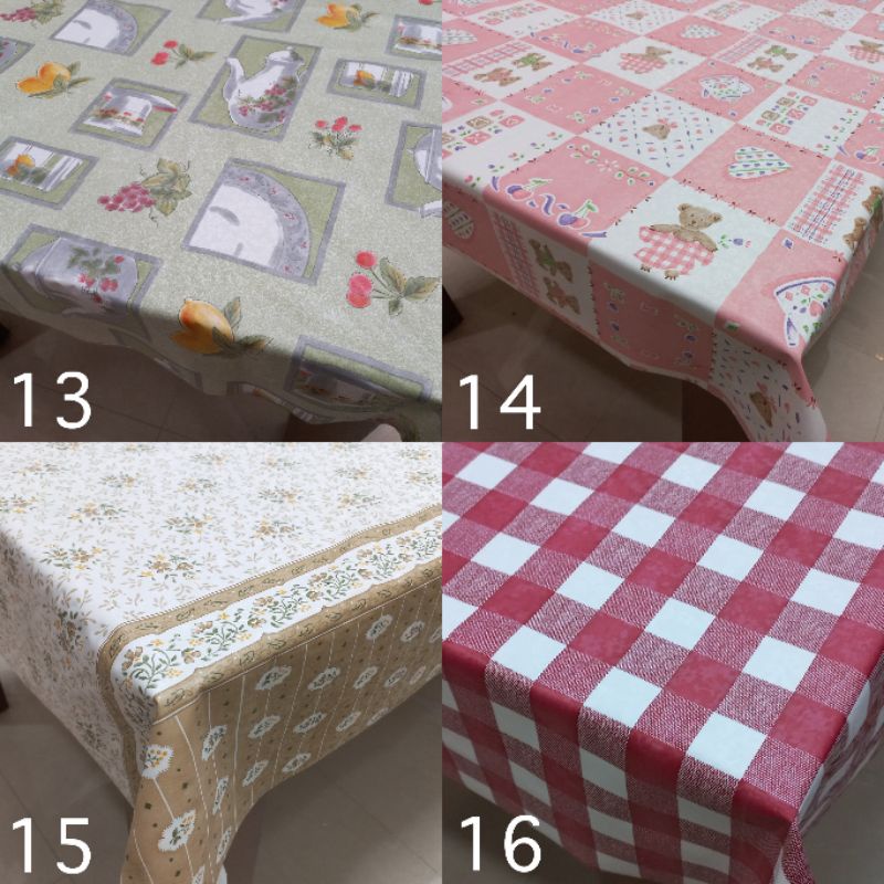 Jual Taplak Meja Makan Plastik Meteran Custom Motif Lucu Unik Shabby ...