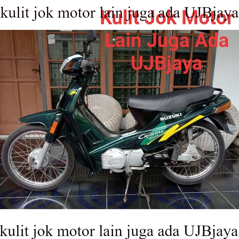 Jual Kulit Jok Motor Crystal Standar / Bahan Ori Sarung Jok Motor ...