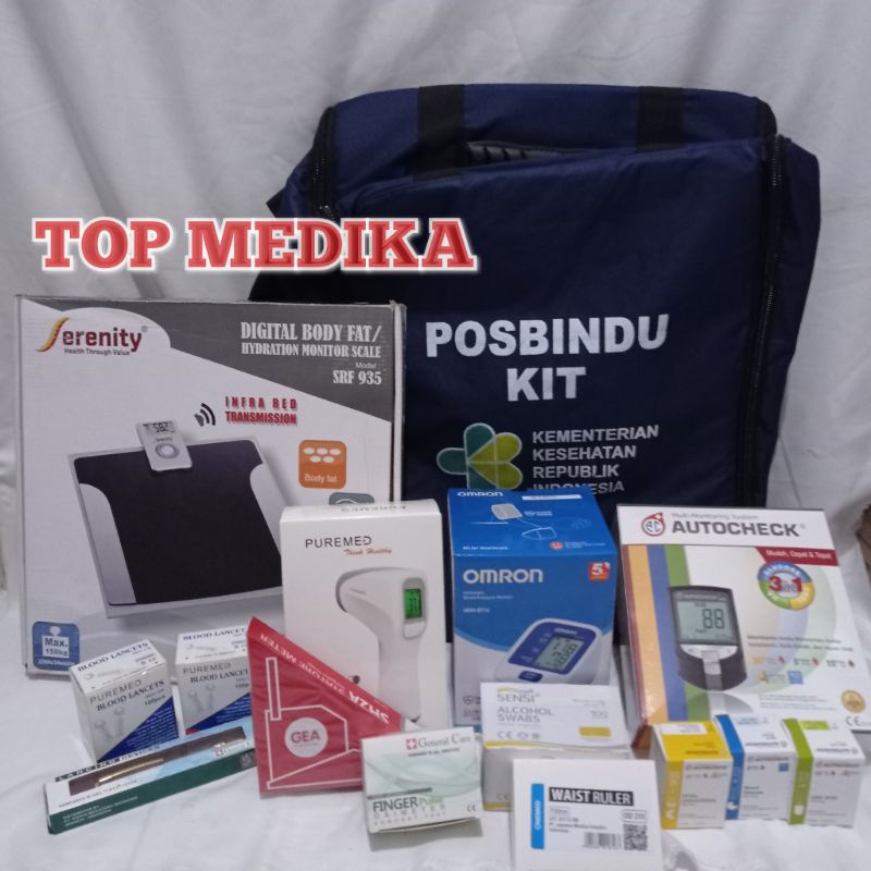 Jual Posbindu Kit PTM Kesehatan Lansia Set Lengkap | Shopee Indonesia