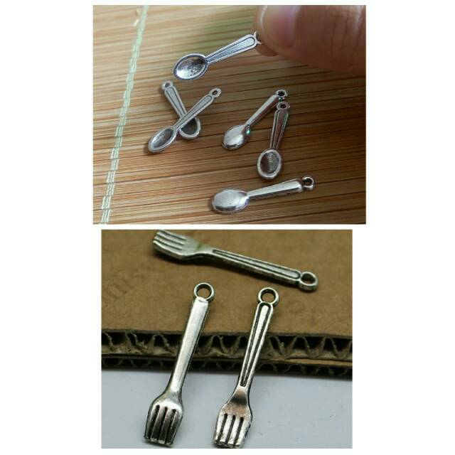 Jual Miniature sendok bahan craft perlengkapan clay bahan aksesoris ...