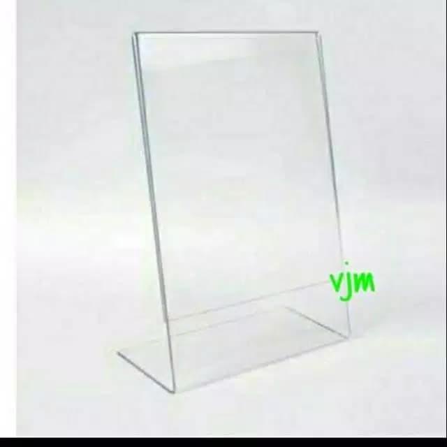 Jual Paper | Akrilik Poster Meja L Ukuran A4 (2Mm) , Acrylic Murah Baru ...
