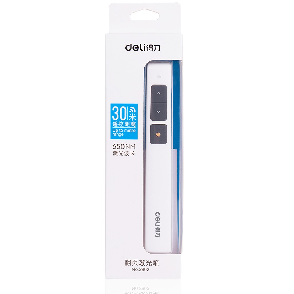Jual Deli Laser Pointer + Presenter Wireless USB Pen Laser Presentasi ...
